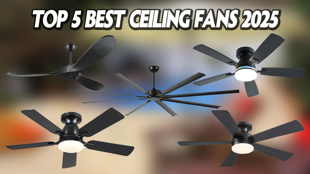 Top 5 Best Ceiling Fans 2025 - Best Gaming All